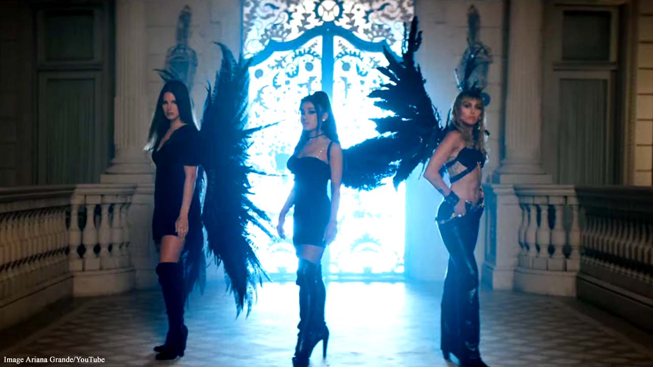 'Charlie's Angels:' Ariana Grande, Miley Cyrus & Lana Del Rey in 'Don't ...