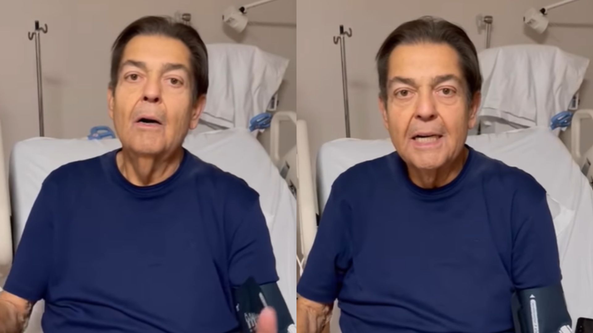 Fausto Silva recebe o apoio de famosos na web enquanto espera por um ...